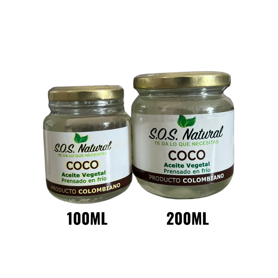 Aceite Vegetal de Coco – SOS NATURAL